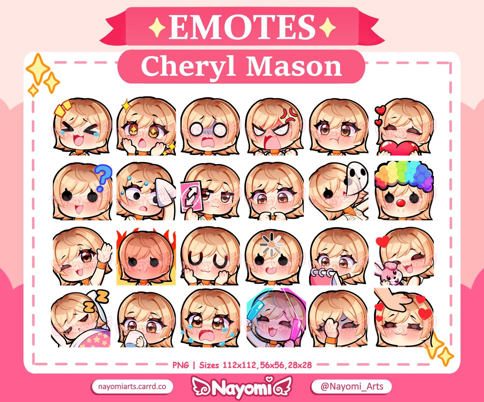 Silent Hill / Cheryl Mason 24 Emotes / Full Pack / Dead by Daylight ...