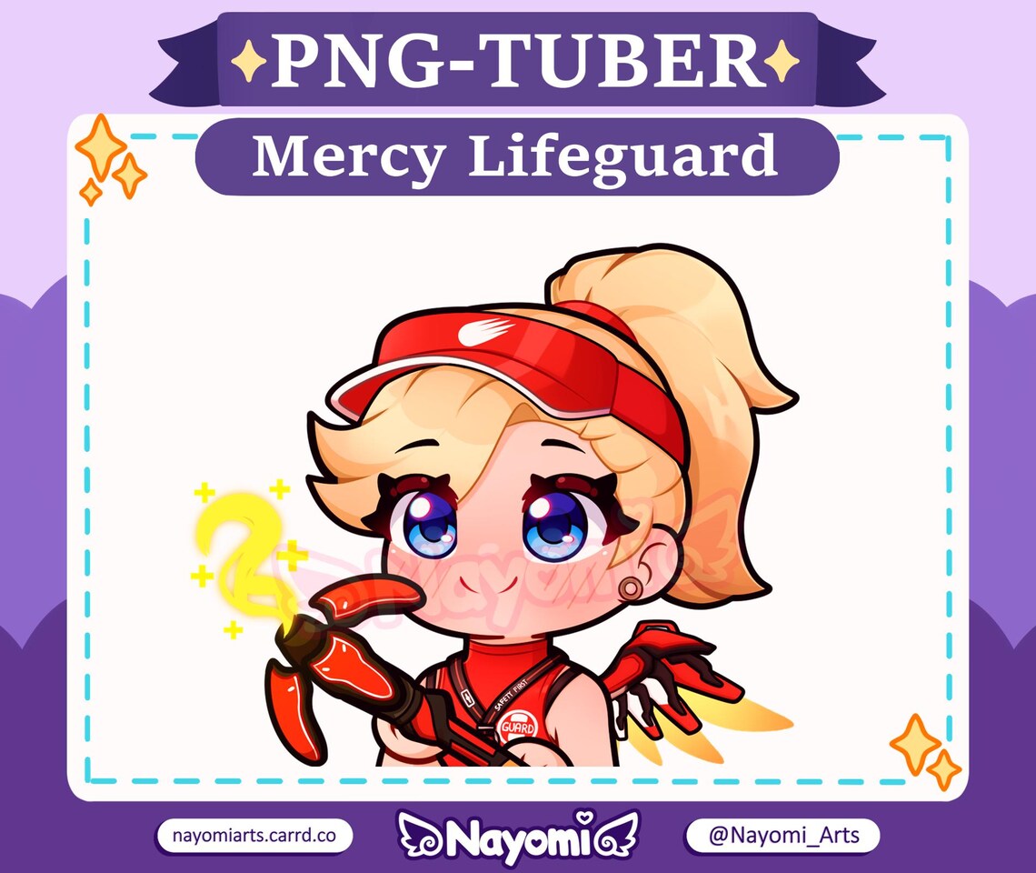 Overwatch 2 / Mercy Lifeguard Pngtuber / Mercy Lifeguard Overwatch 2 ...