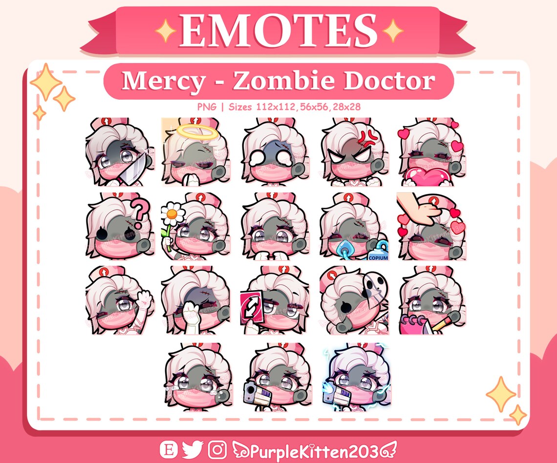 Overwatch 2 / Mercy Emotes / Mercy Zombie Doctor Overwatch / Mercy ...
