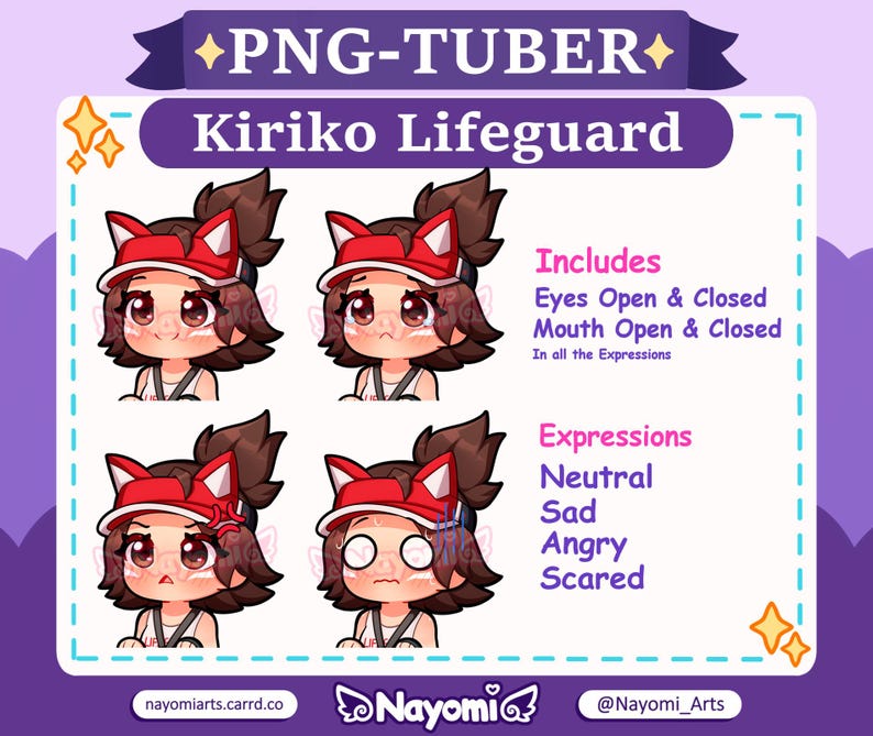 Overwatch 2 / Kiriko Lifeguard Pngtuber / Kiriko Lifeguard Overwatch 2 ...