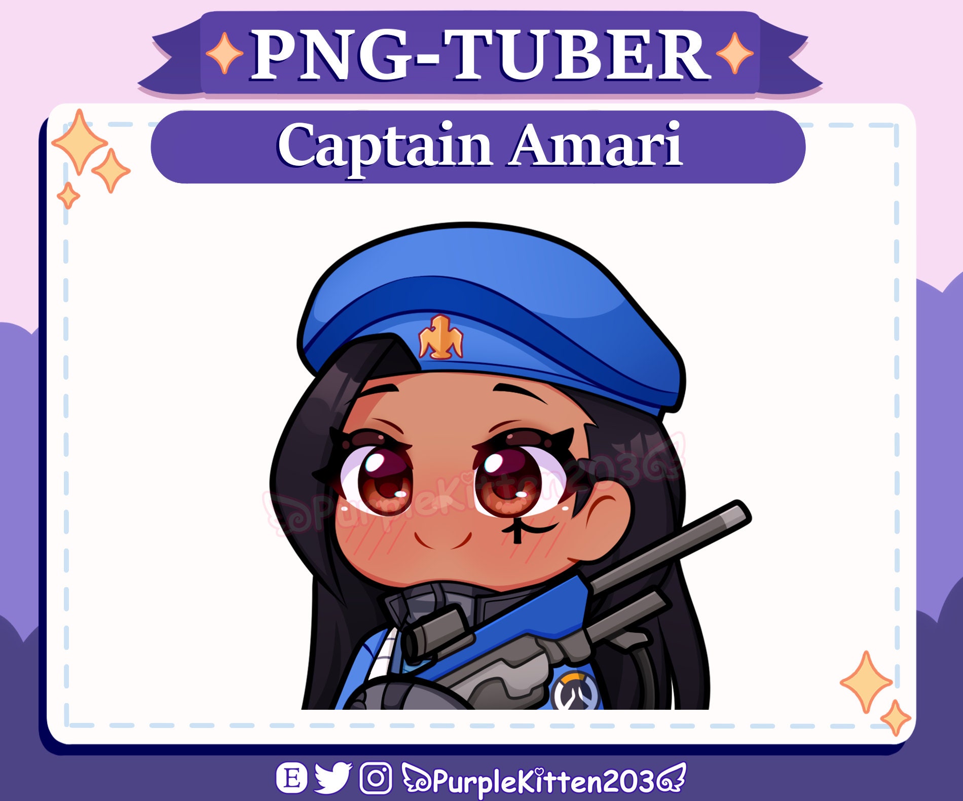 Overwatch 2 / Ana Pngtuber / Captain Amari Overwatch 2 / Twitch ...