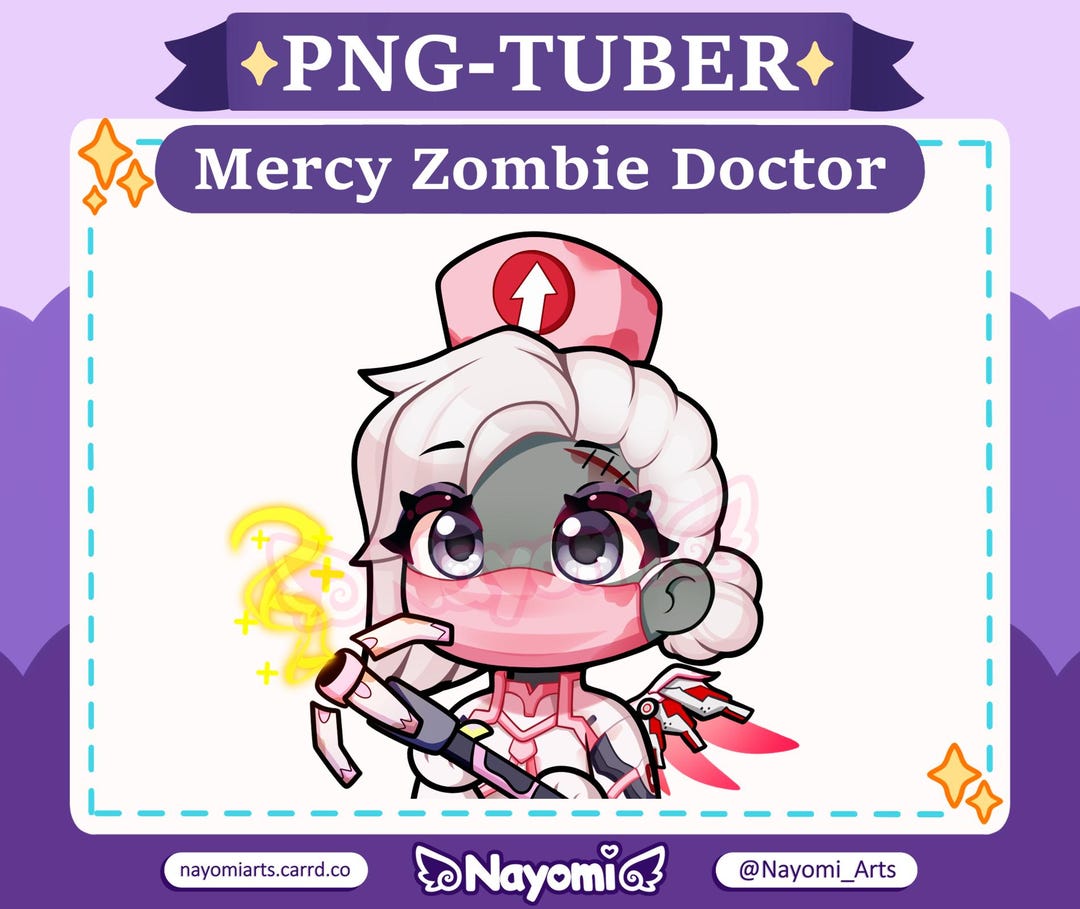 Overwatch 2 / Mercy Pngtuber / Mercy Zombie Doctor Overwatch / Mercy ...