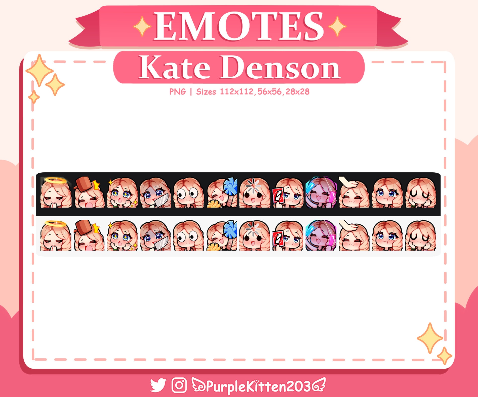 Dead by Daylight / Kate Denson 12 Emotes Pack 2 / Dead by Daylight ...