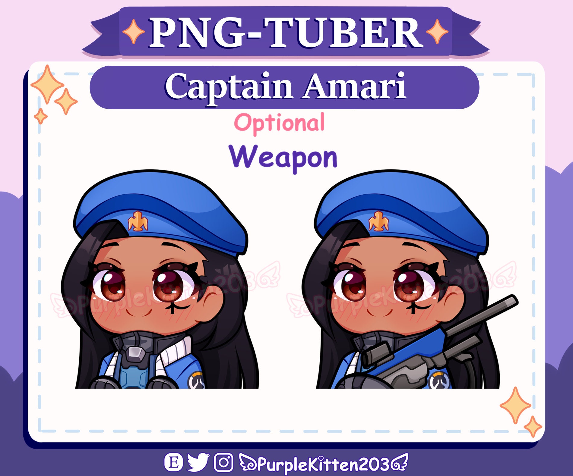 Overwatch 2 / Ana Pngtuber / Captain Amari Overwatch 2 / Twitch ...