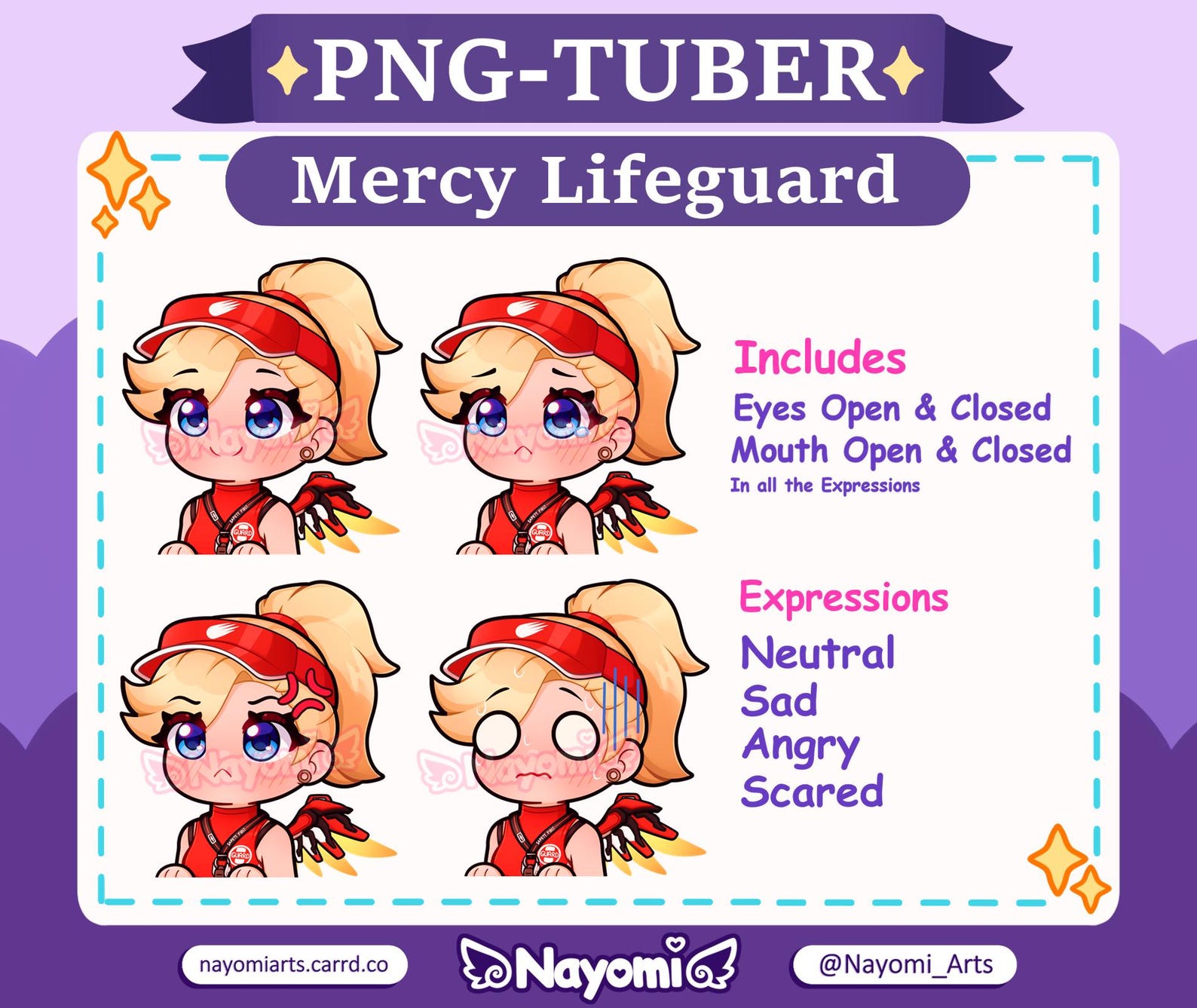 Overwatch 2 / Mercy Lifeguard Pngtuber / Mercy Lifeguard Overwatch 2 ...