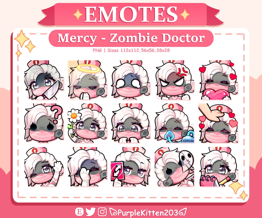 Overwatch 2 / Mercy Emotes / Mercy Zombie Doctor Overwatch / - Etsy México