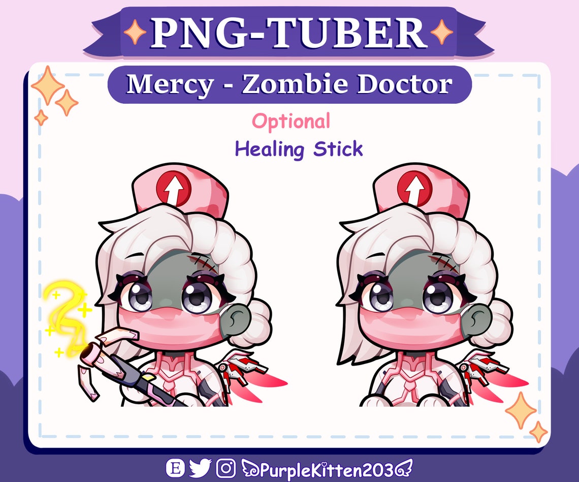 Overwatch 2 / Mercy Pngtuber / Mercy Zombie Doctor Overwatch / Mercy ...