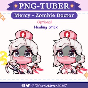 Overwatch 2 / Mercy Pngtuber / Mercy Zombie Doctor Overwatch / Mercy ...