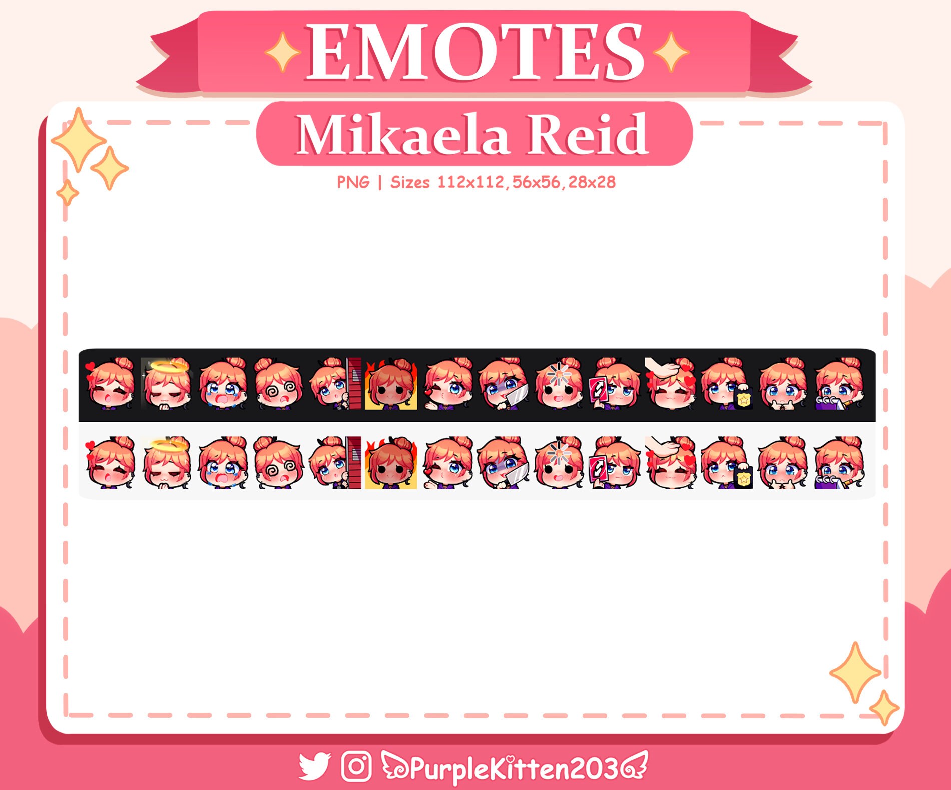 Dead by Daylight / Mikaela Reid 14 Emotes / Dead by Daylight Emotes ...