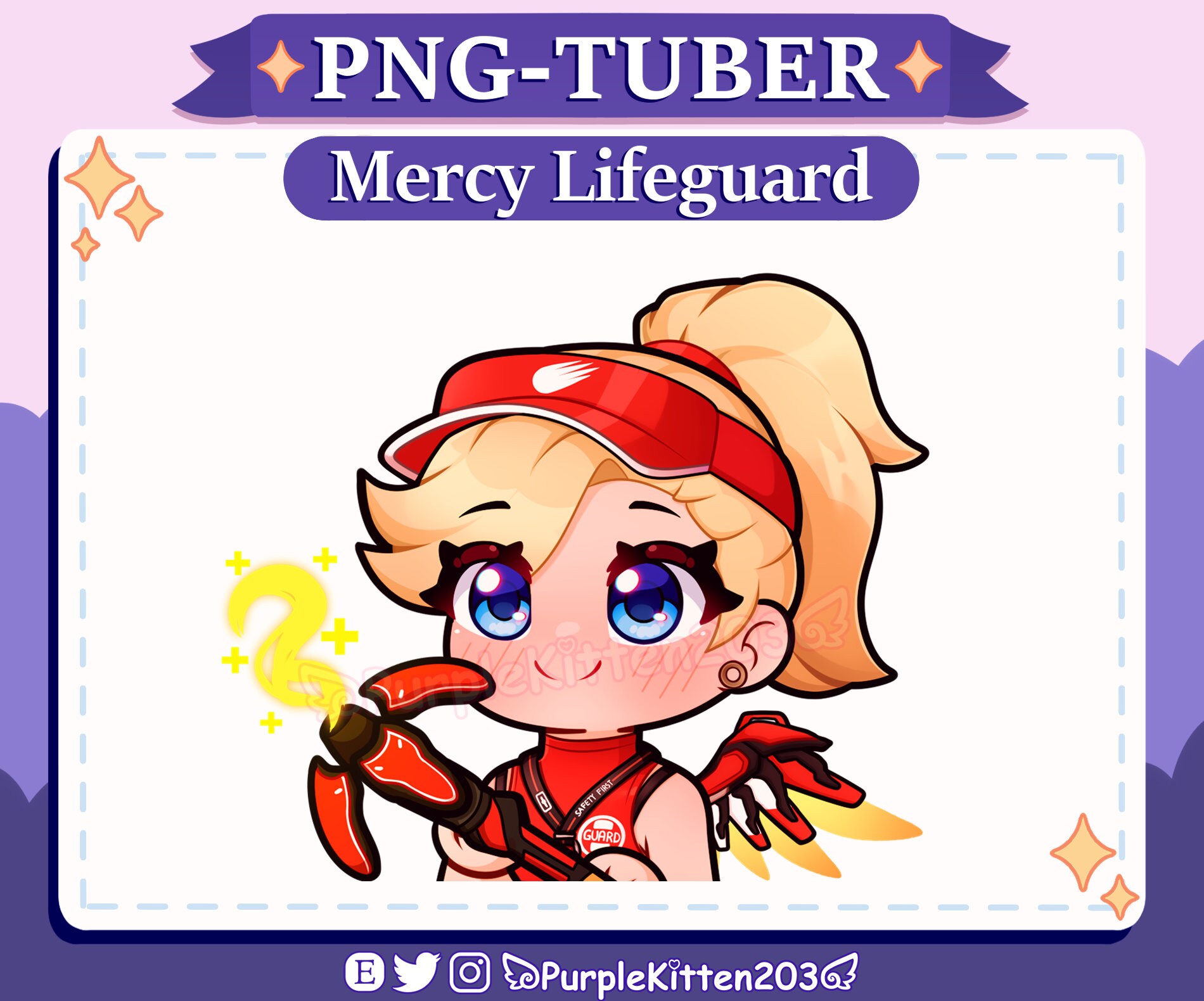 Overwatch 2 / Mercy Lifeguard Pngtuber / Mercy Lifeguard Overwatch 2 ...