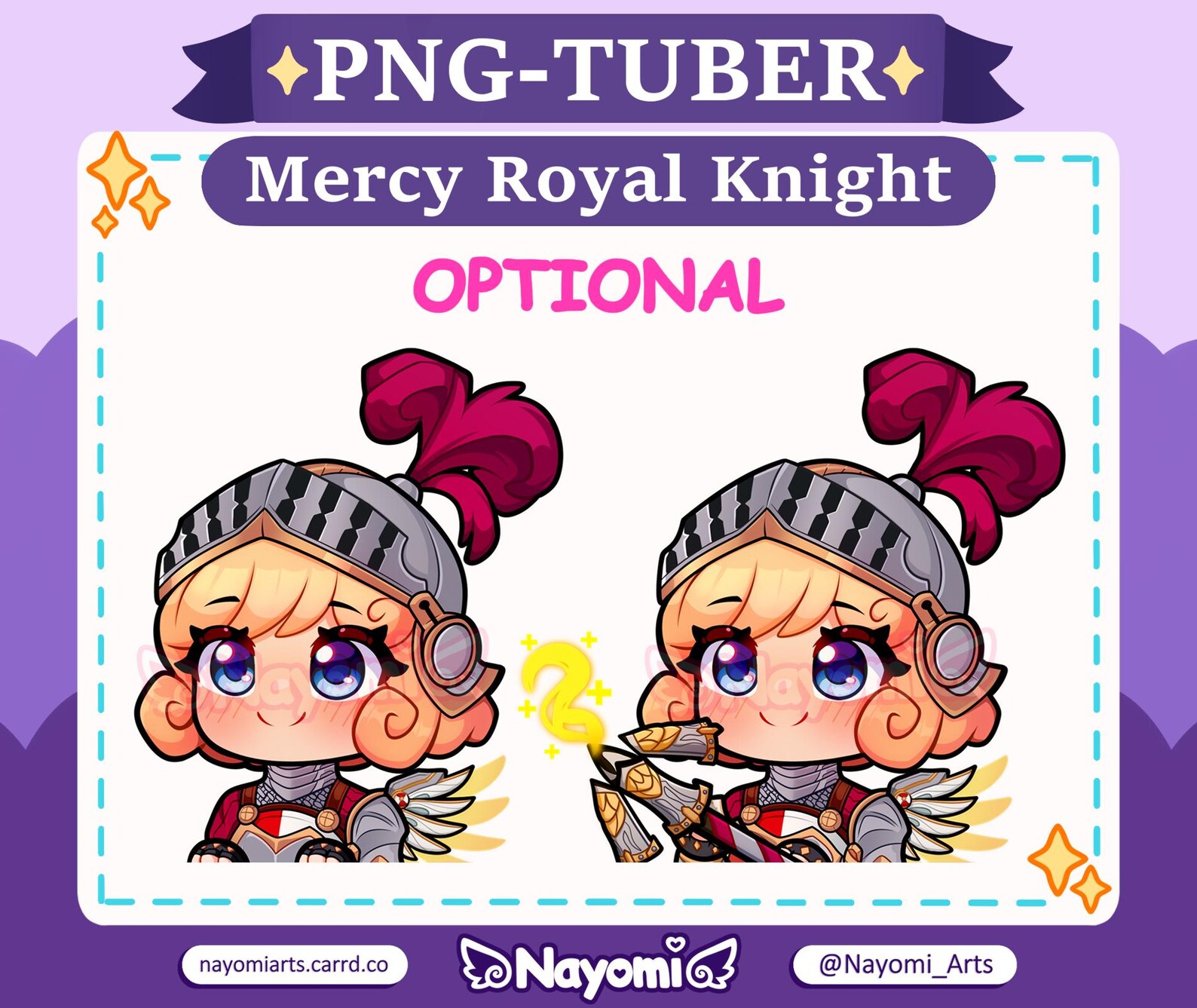 Overwatch 2 / Mercy Royal Knight Pngtuber / Mercy Royal Knight ...