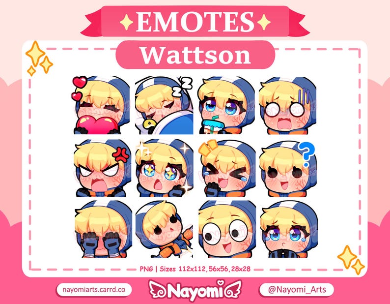 Apex Legends / Wattson 12 Emotes / Pack 1 / Wattson Emotes /apex ...