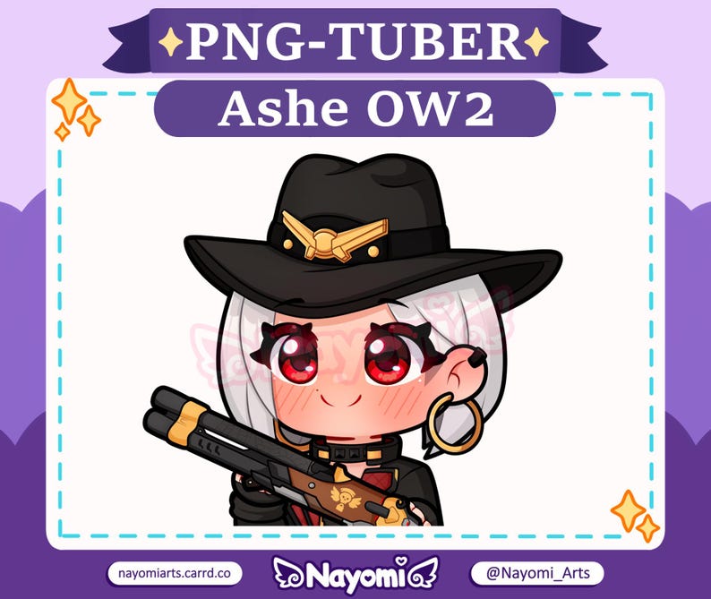 Overwatch 2 / Ashe Pngtuber / Ashe Overwatch 2 / Twitch Streamer ...