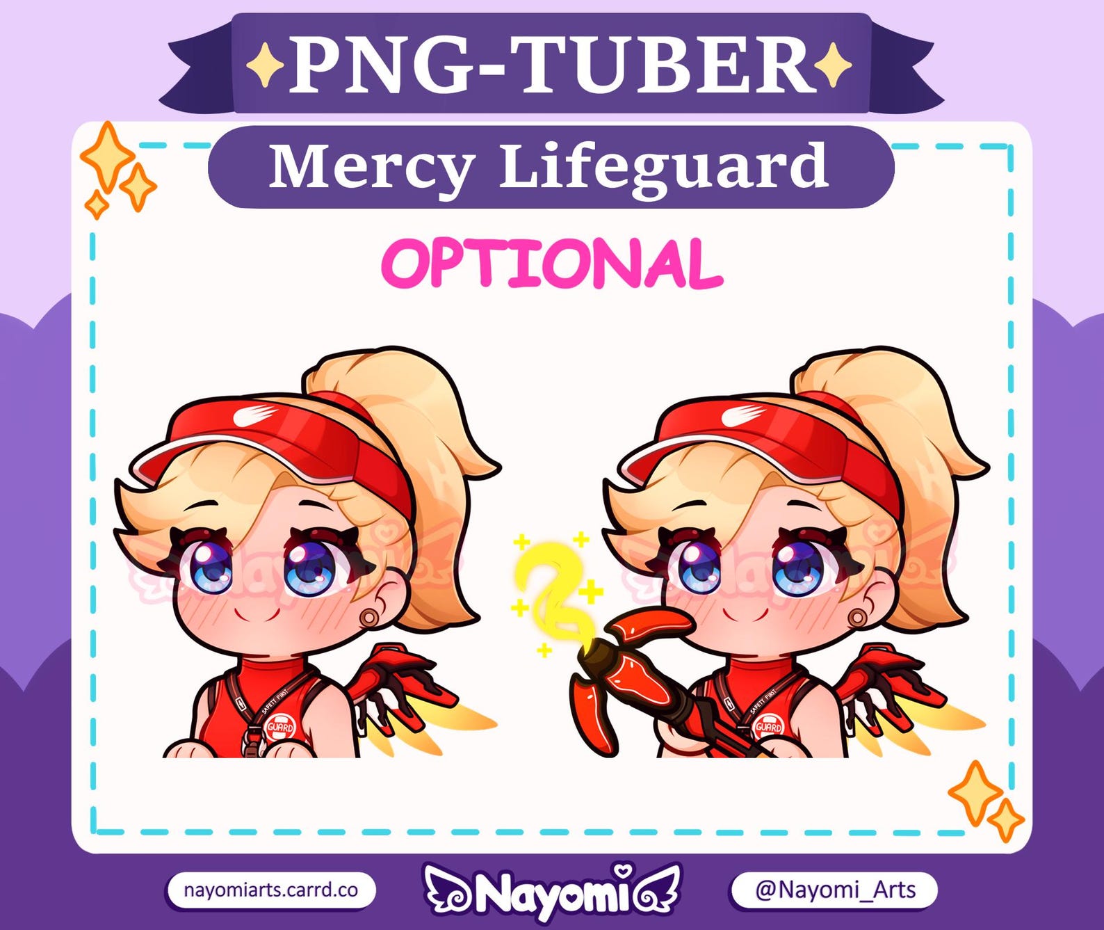 Overwatch 2 / Mercy Lifeguard Pngtuber / Mercy Lifeguard Overwatch 2 ...