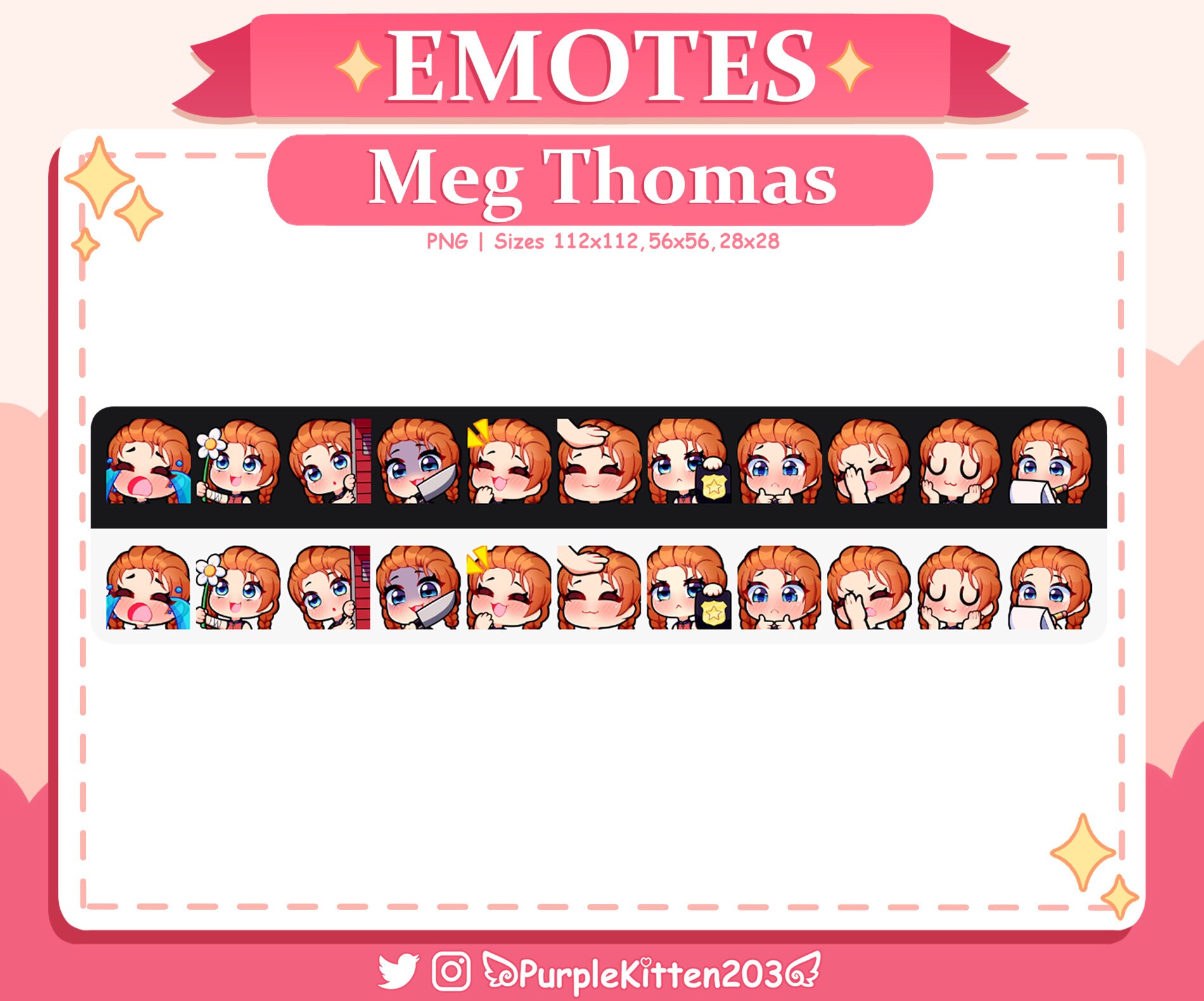 Dead by Daylight / Meg Thomas 11 Emotes Pack 2 / Dead by Daylight ...