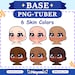 Pngtuber Base Pack / Custom Pngtuber / Twitch Streamer / Veadotube Mini ...
