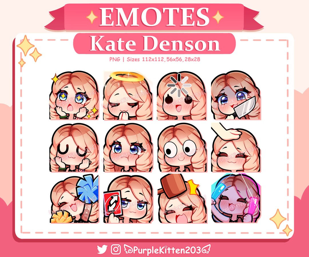 Dead by Daylight / Kate Denson 12 Emotes Pack 2 / Dead by Daylight ...