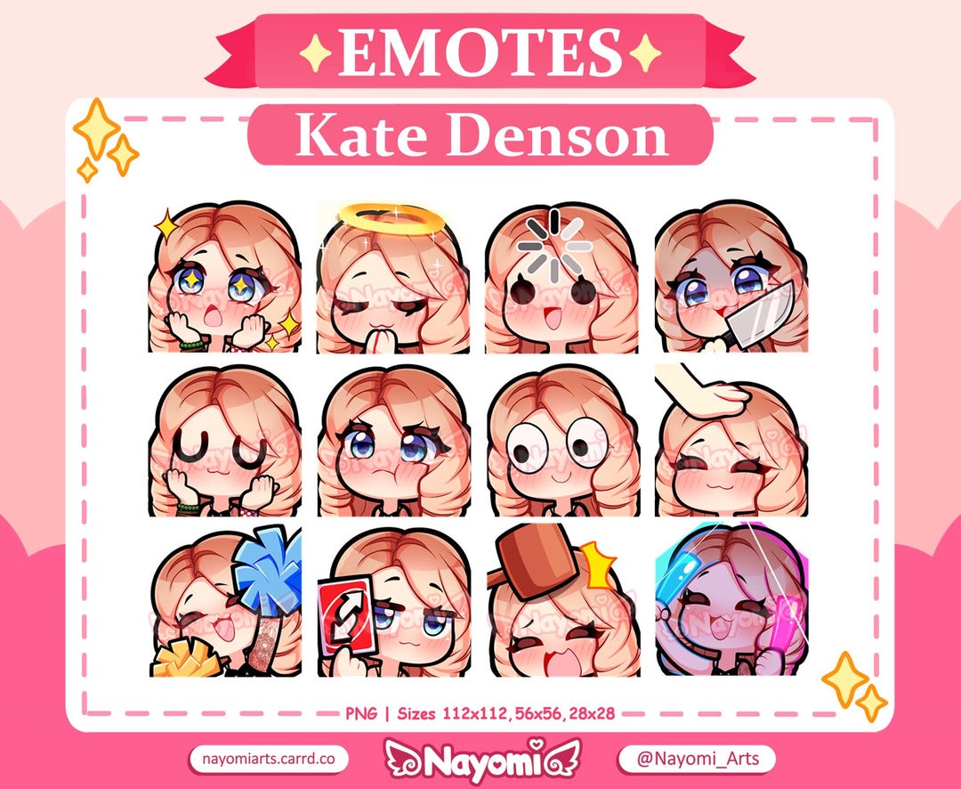 Dead by Daylight / Kate Denson 12 Emotes / Pack 2 / Dead by Daylight ...