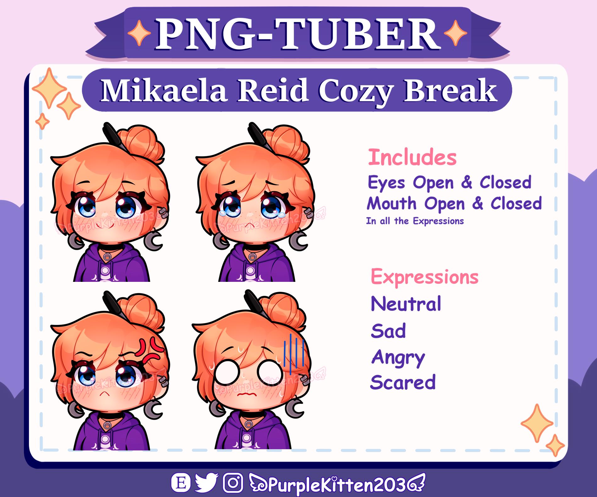 Dead by Daylight / Mikaela Reid pngtuber / Mikaela Reid Cozy Break / Mikaela Reid Dead by ...