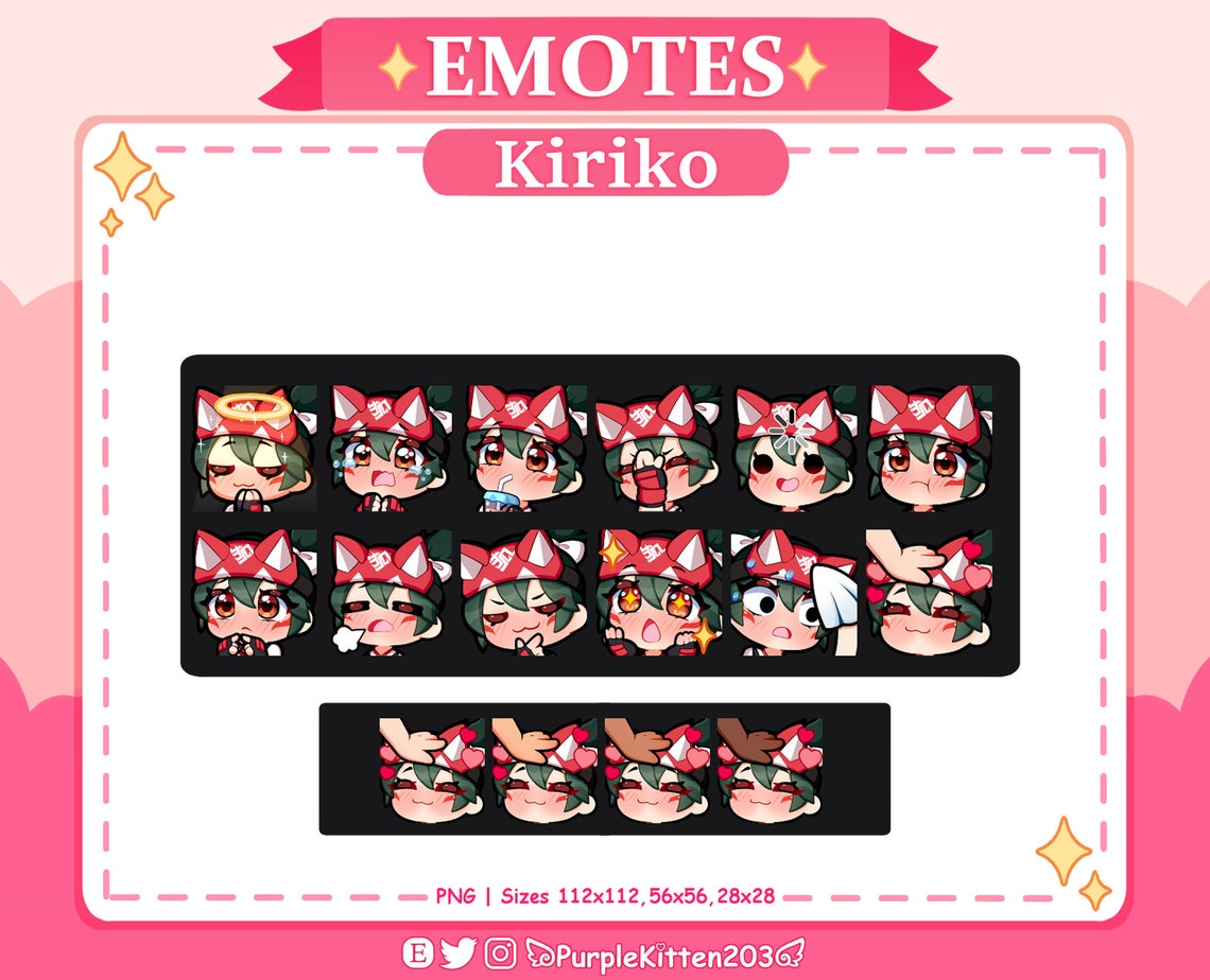 Overwatch 2 / Kiriko 12 Emotes / Pack 2/ Kiriko Overwatch / Kiriko ...