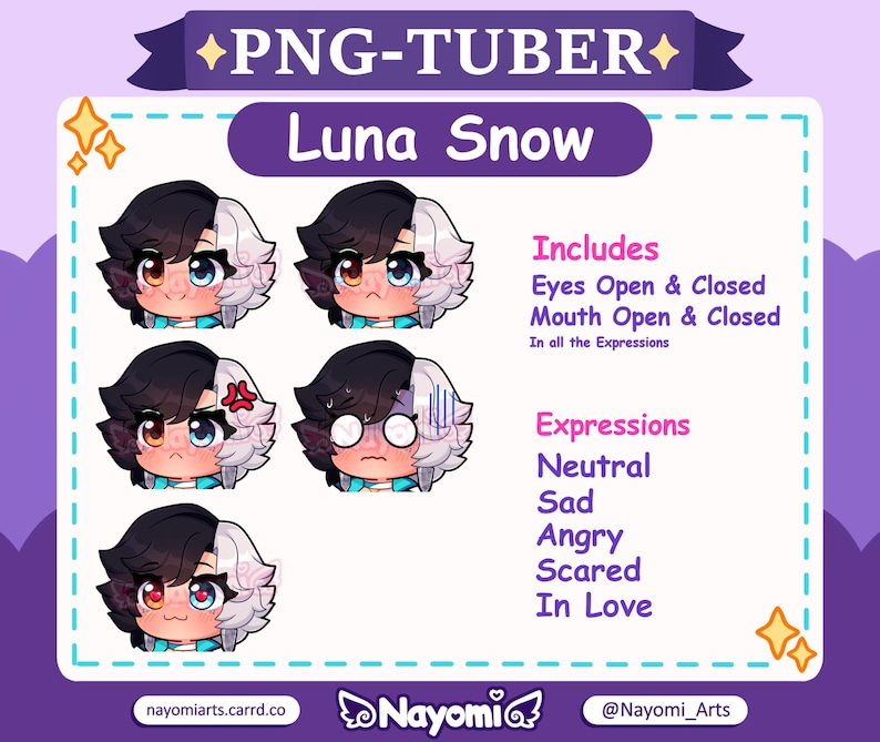 Marvel Rivals / Luna Snow Pngtuber / Luna Snow Marvel Rivals / Twitch ...