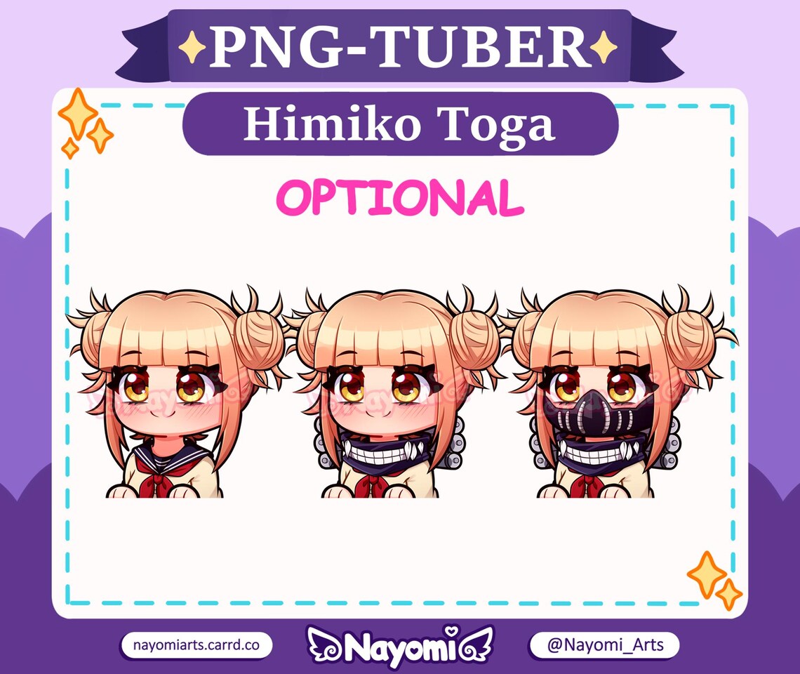 My Hero Academia / Himiko Toga Pngtuber / Himiko Toga My Hero Academia ...