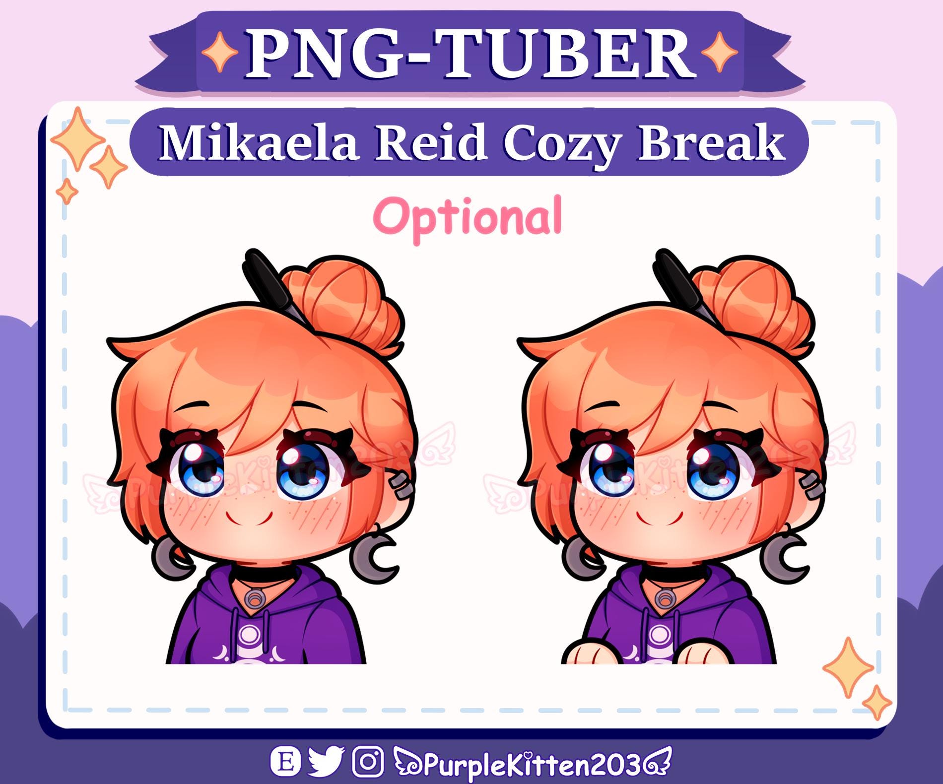Dead by Daylight / Mikaela Reid pngtuber / Mikaela Reid Cozy Break / Mikaela Reid Dead by ...
