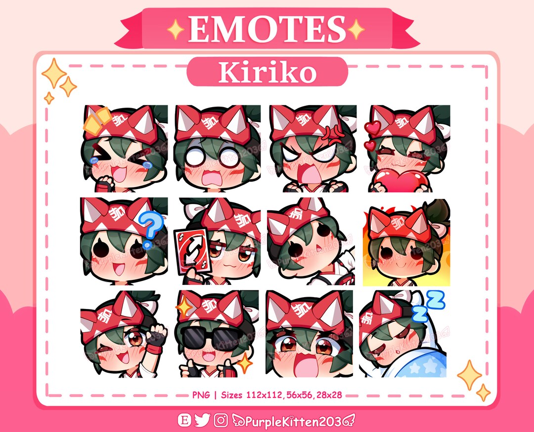 Overwatch 2 / Kiriko 12 Emotes / Pack 1 / Kiriko Overwatch / Kiriko ...