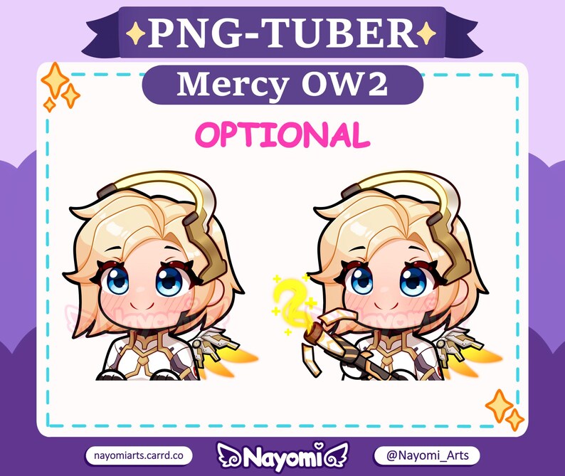 Overwatch 2 / Mercy Pngtuber / Mercy Overwatch 2 / Twitch Streamer ...