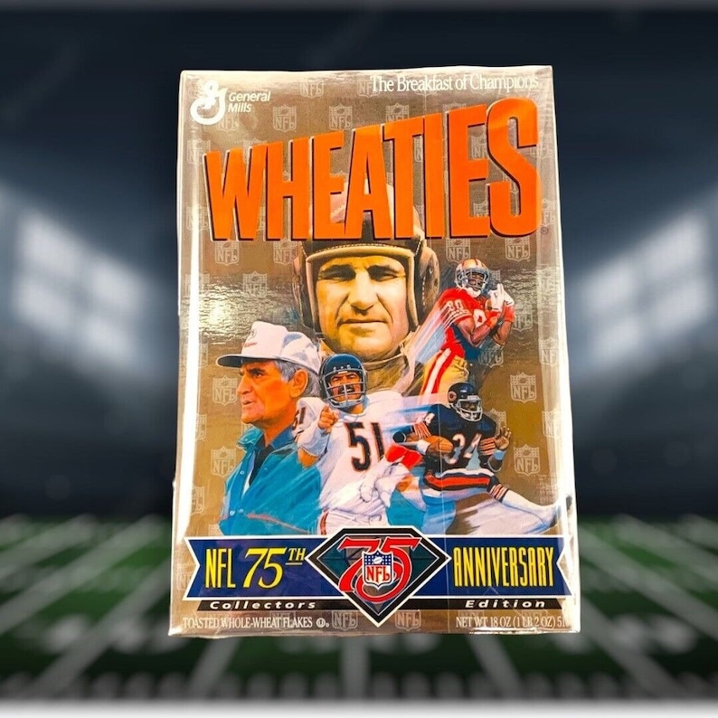 Wheaties 1994 NFL 75th Anniversary Collector's Edition Cereal Box New ...