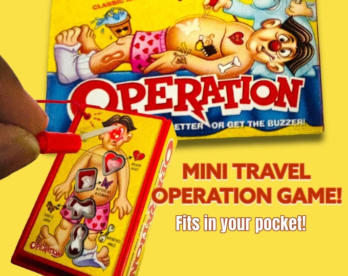 World Smallest OPERATION Board Game Toy Miniature! Fully Working. - Etsy