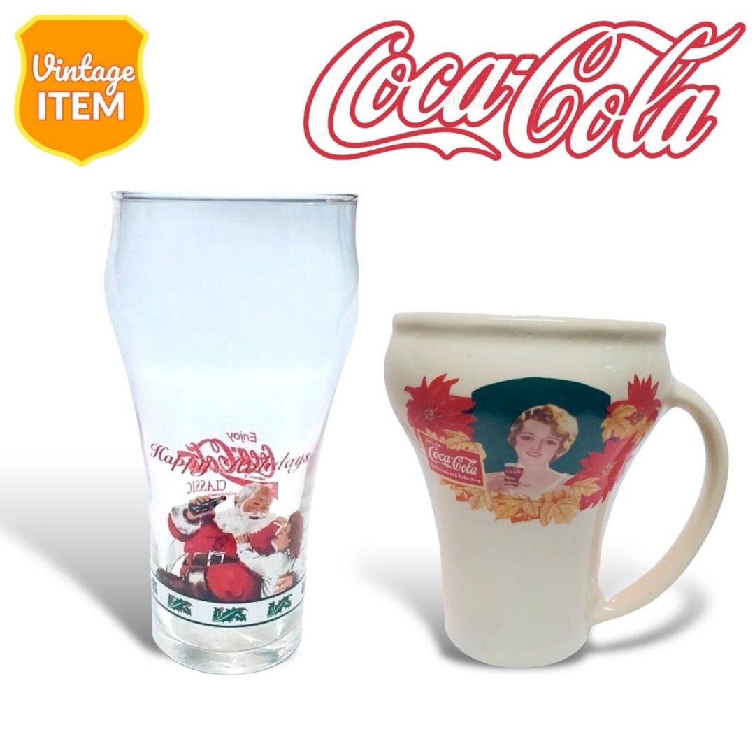 Vintage 89 Artistry of Coca Cola Collection Mug Fancy Lady & Happy ...