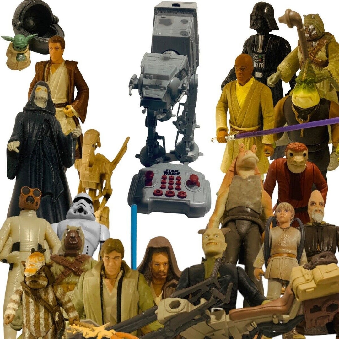 Star Wars Bundle Figures Working At-at Imperial Walker With - Etsy