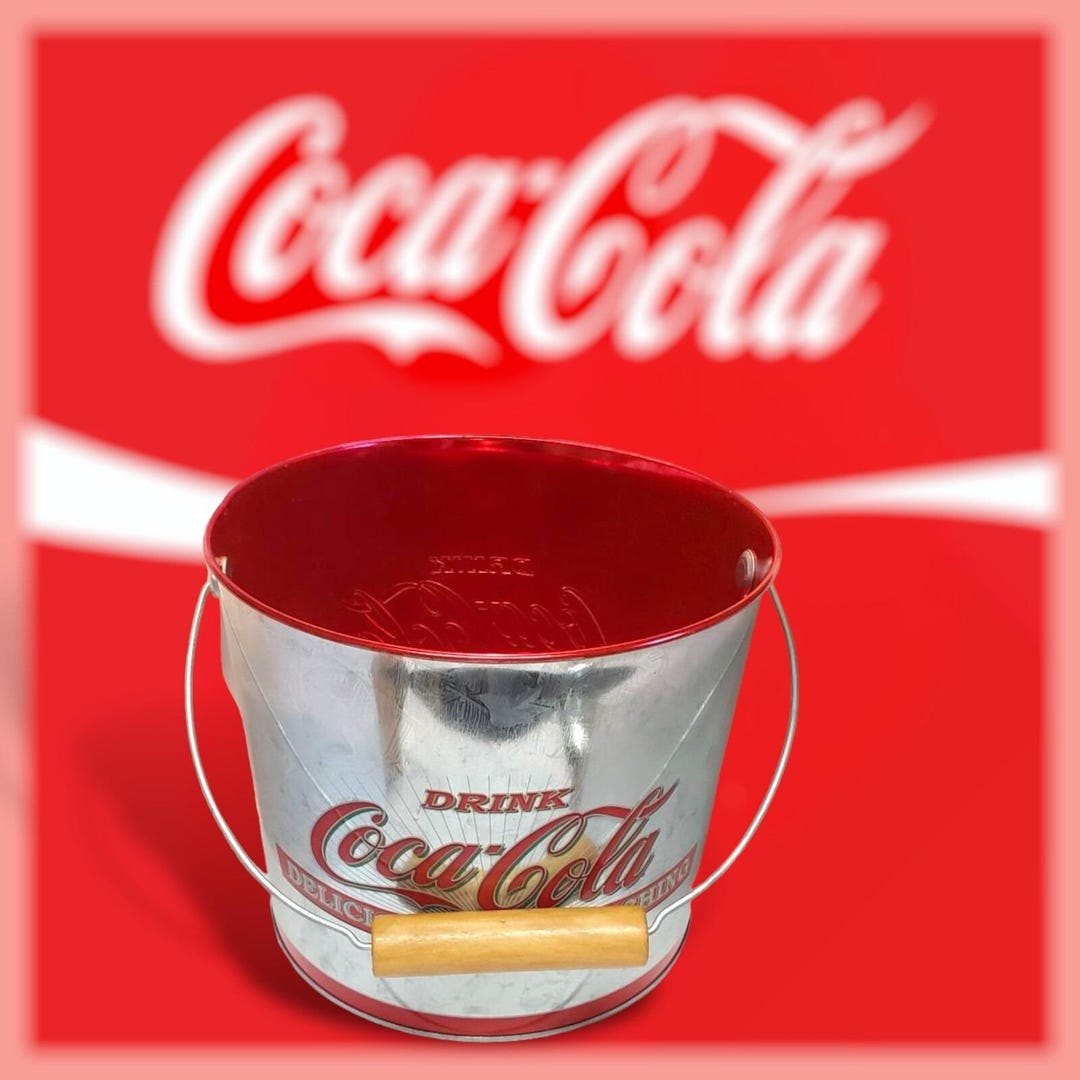 Retro Rare COCA COLA Coke Soda Pop Ice Bucket Pail. READ! - Etsy