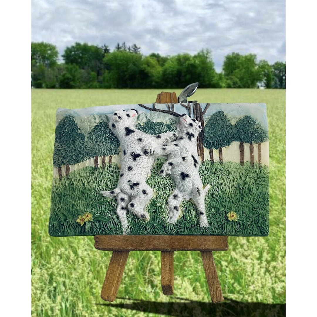 Vintage Kami the Beautiful World of Dogs Mini Resin Portraits - Etsy