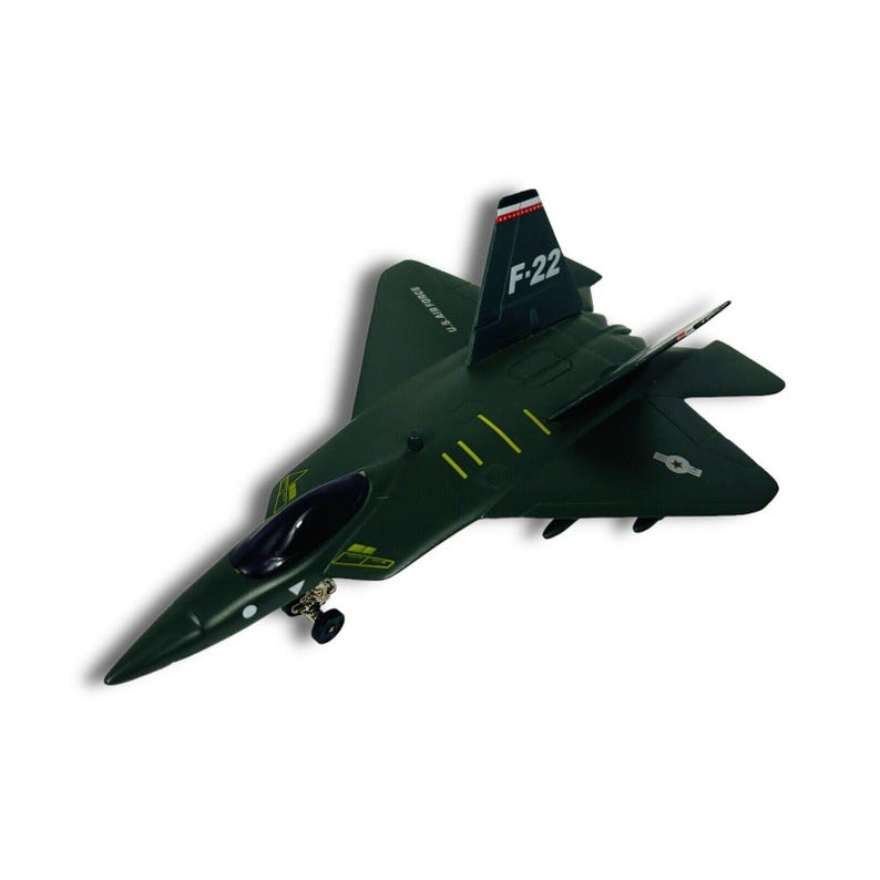 F-22 Lockheed Martin Fighter Jet Aircraft 8 Inch Toy Plane Jet US Air ...