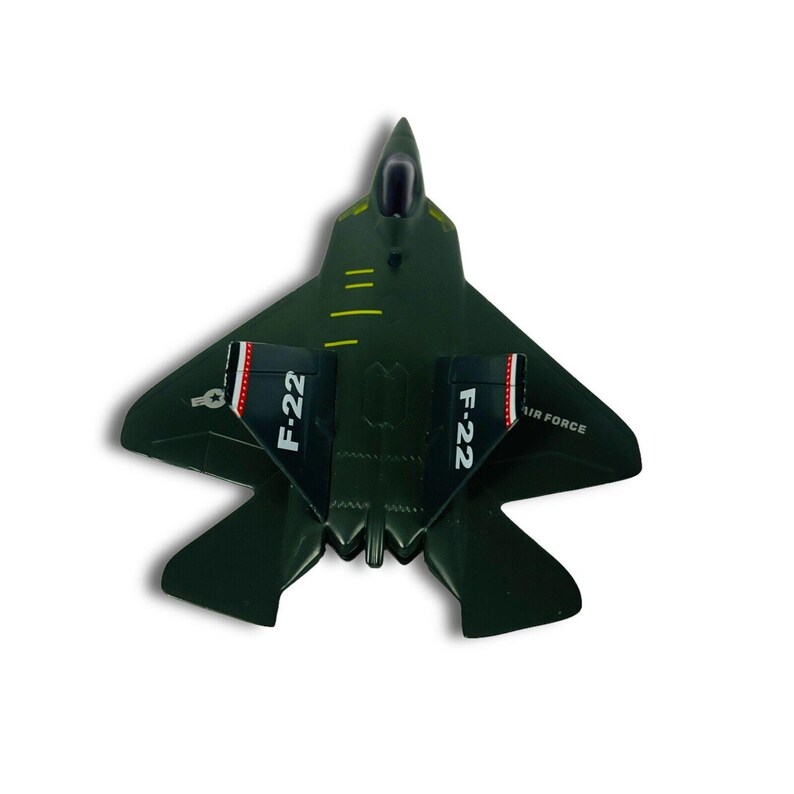 F-22 Lockheed Martin Fighter Jet Aircraft 8 Inch Toy Plane Jet US Air ...