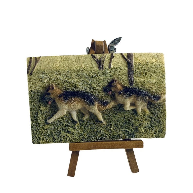 Vintage Kami Beautiful World of Dogs Mini Resin Portraits. - Etsy