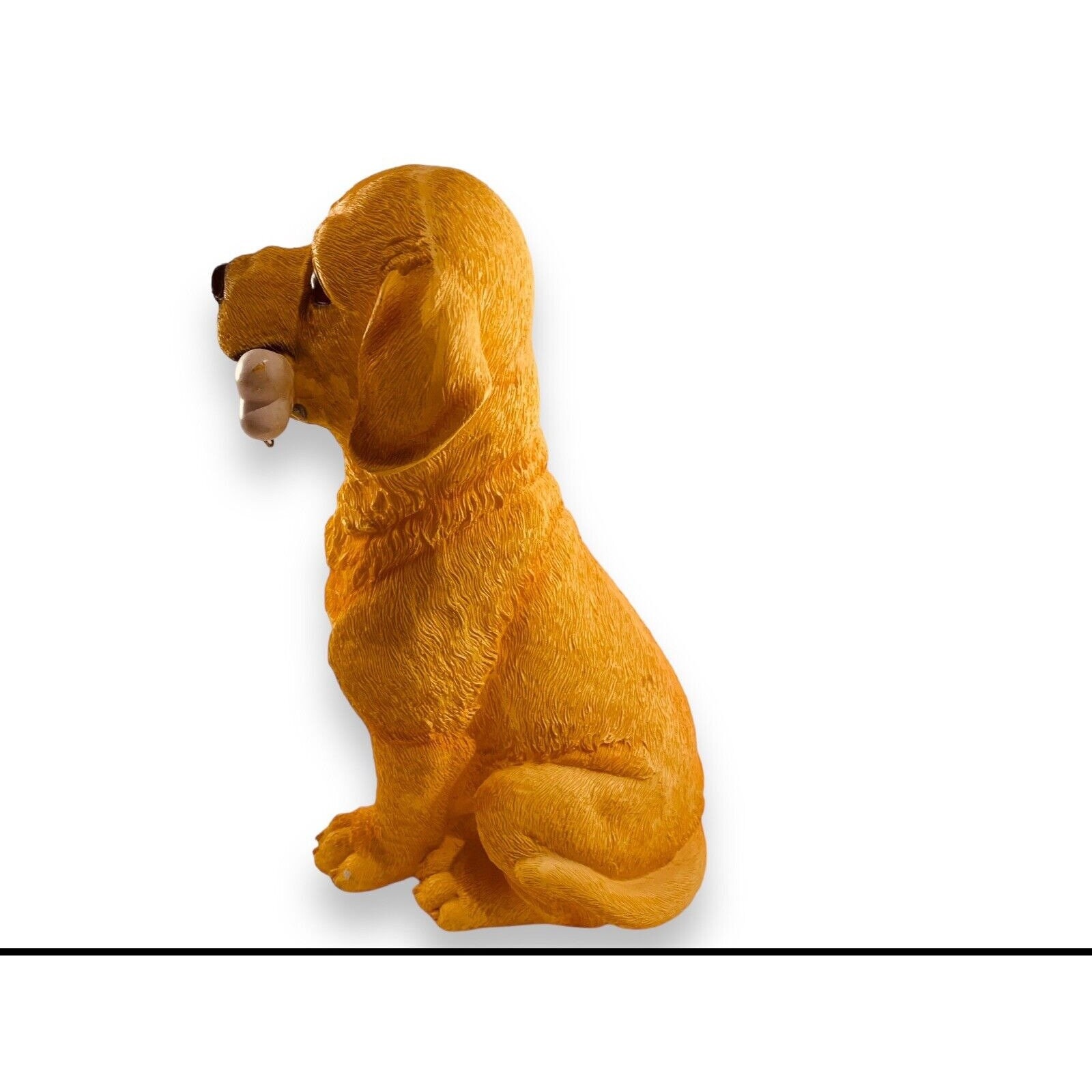 Large Ceramic Golden Retriever Figurine Dog Puppy - Etsy