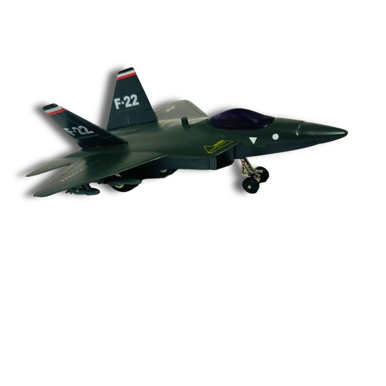 F-22 Lockheed Martin Fighter Jet Aircraft 8 Inch Toy Plane Jet US Air ...