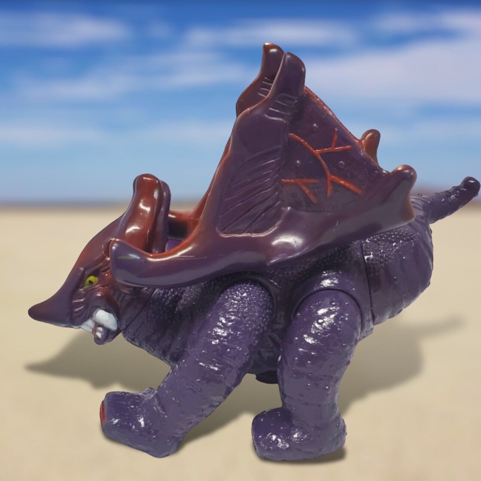 Vintage 1990 Tsuburaya Ultraman Barangas Sofubi Kaiju Monster Action ...