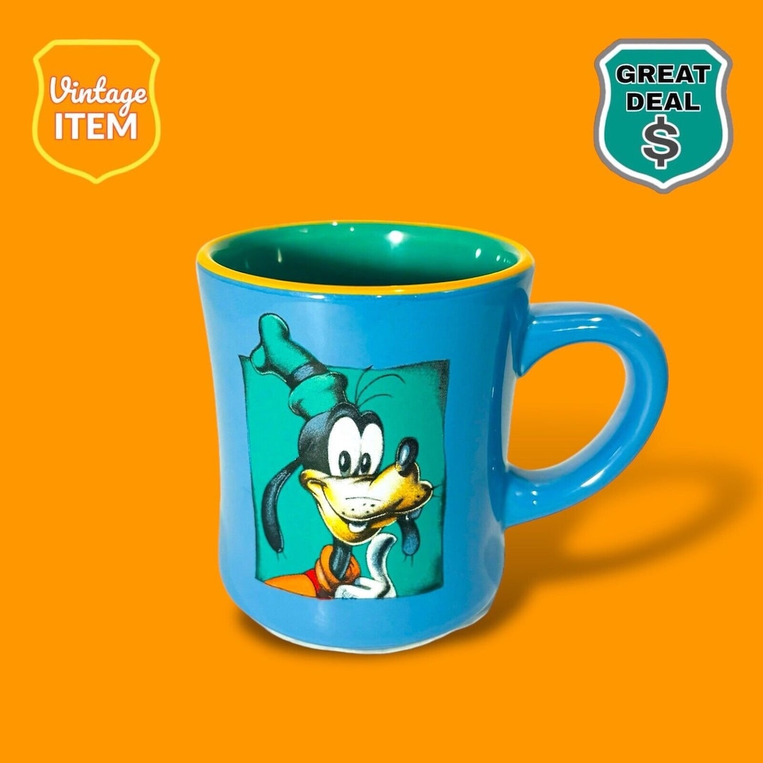 Disney Vintage Classic Goofy Coffee Mug - Etsy