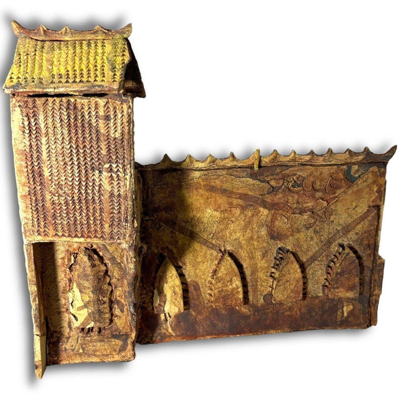 Vintage Miniature ULTRA RARE Clay Temple. No Other Listing Selling This ...