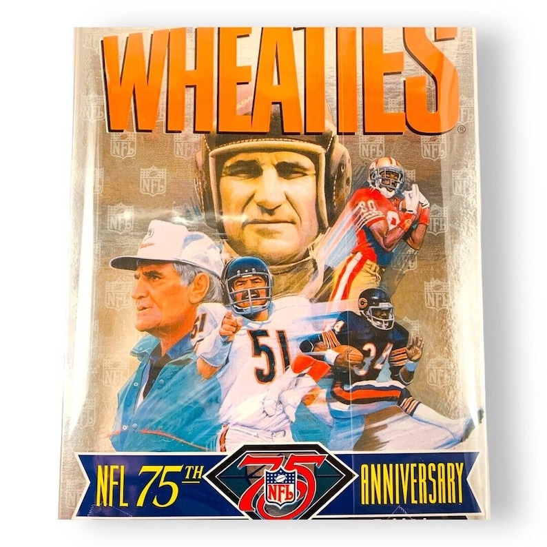 Wheaties 1994 NFL 75th Anniversary Collector's Edition Cereal Box New ...