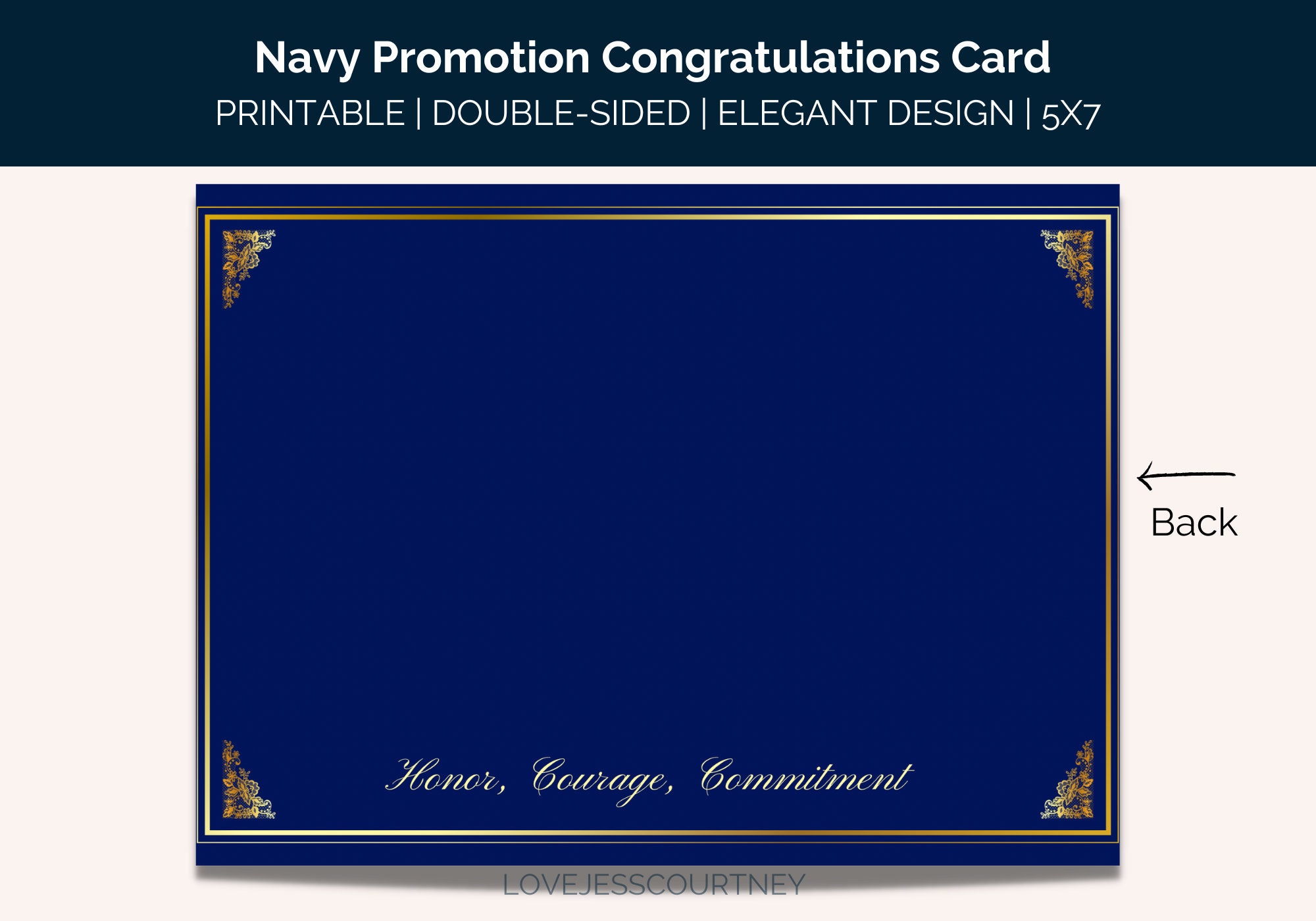 Printable Navy Promotion Card, Navy Promotion Congrats, USN Promotion ...