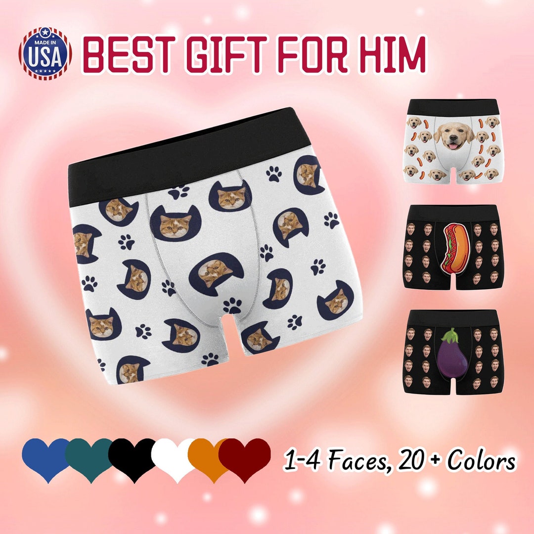 Custom Boxers With Pictures,personalized Boxer Briefs,boxers Briefs ...