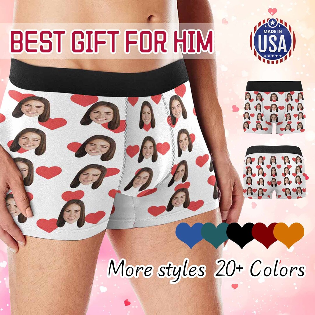 Personalized Boxer Briefs With Pictures,custom Photo Underpants ...