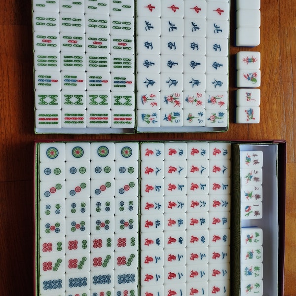 Antique Mahjong Set - Etsy