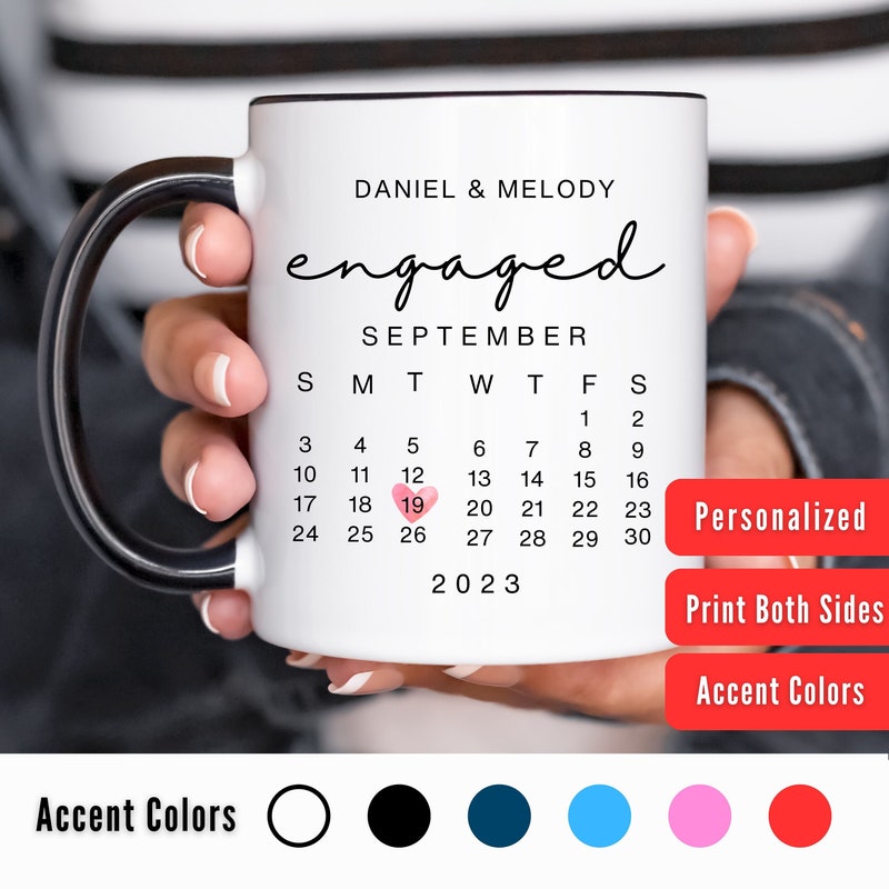 Engagement Mug - Etsy