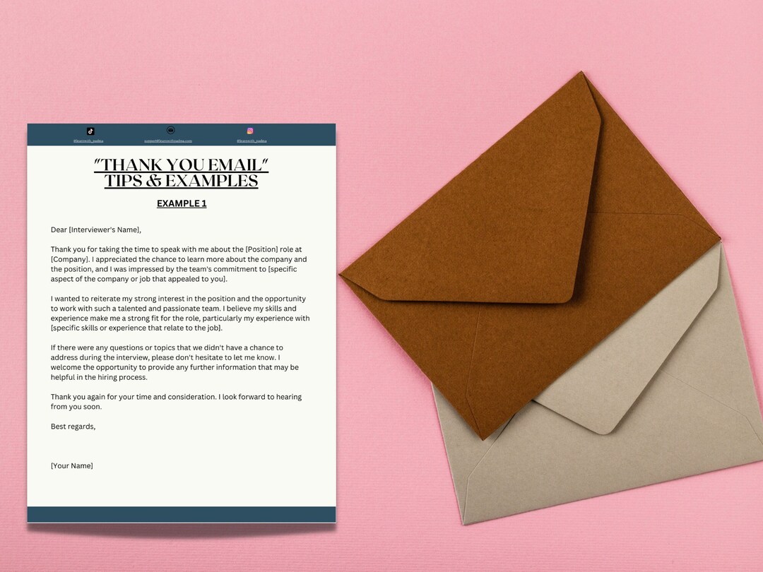 Thank You and Follow up Email Template, Downloadable and Printable ...